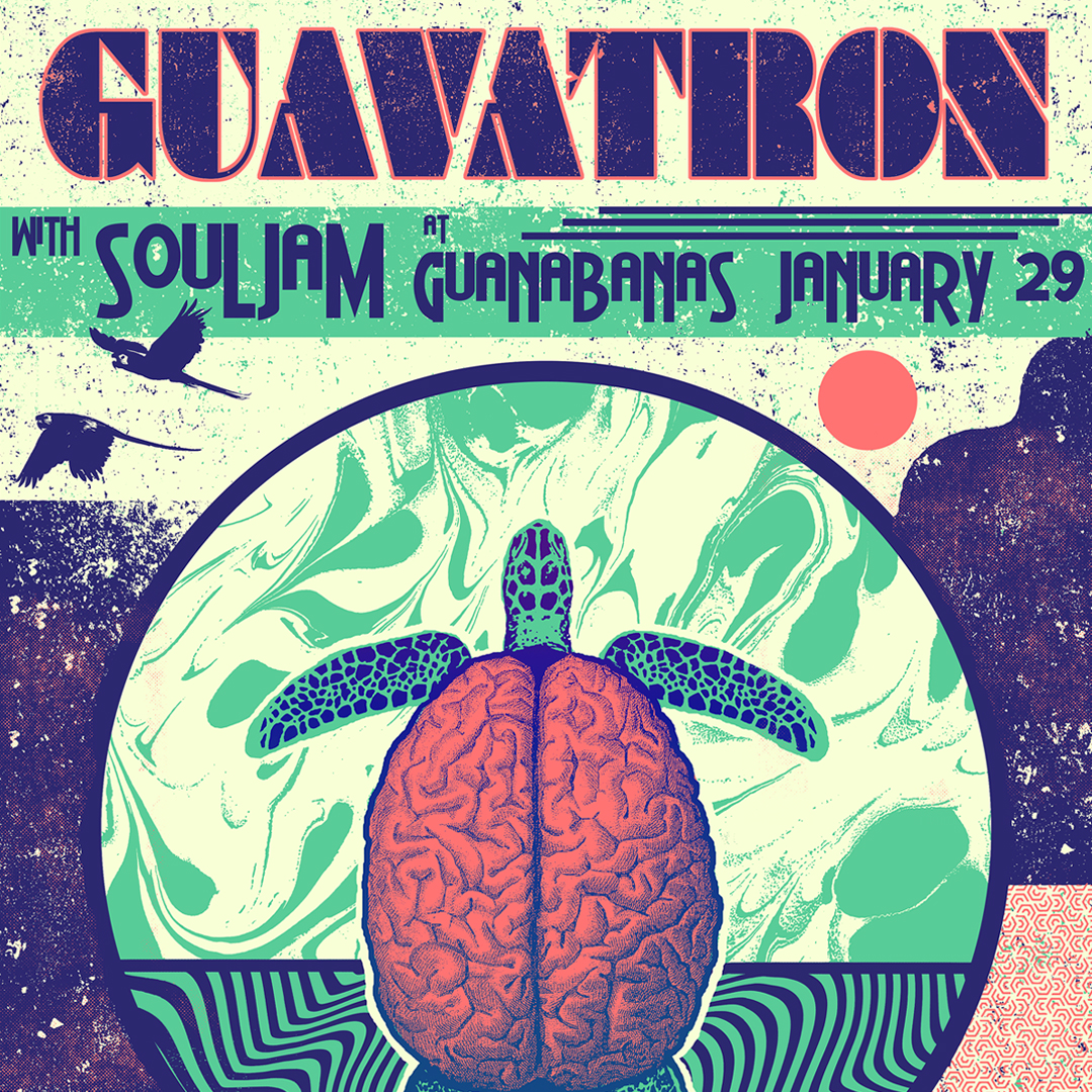 Guavatron with Souljam - Guanabanas Waterfront Restaurant & Bar