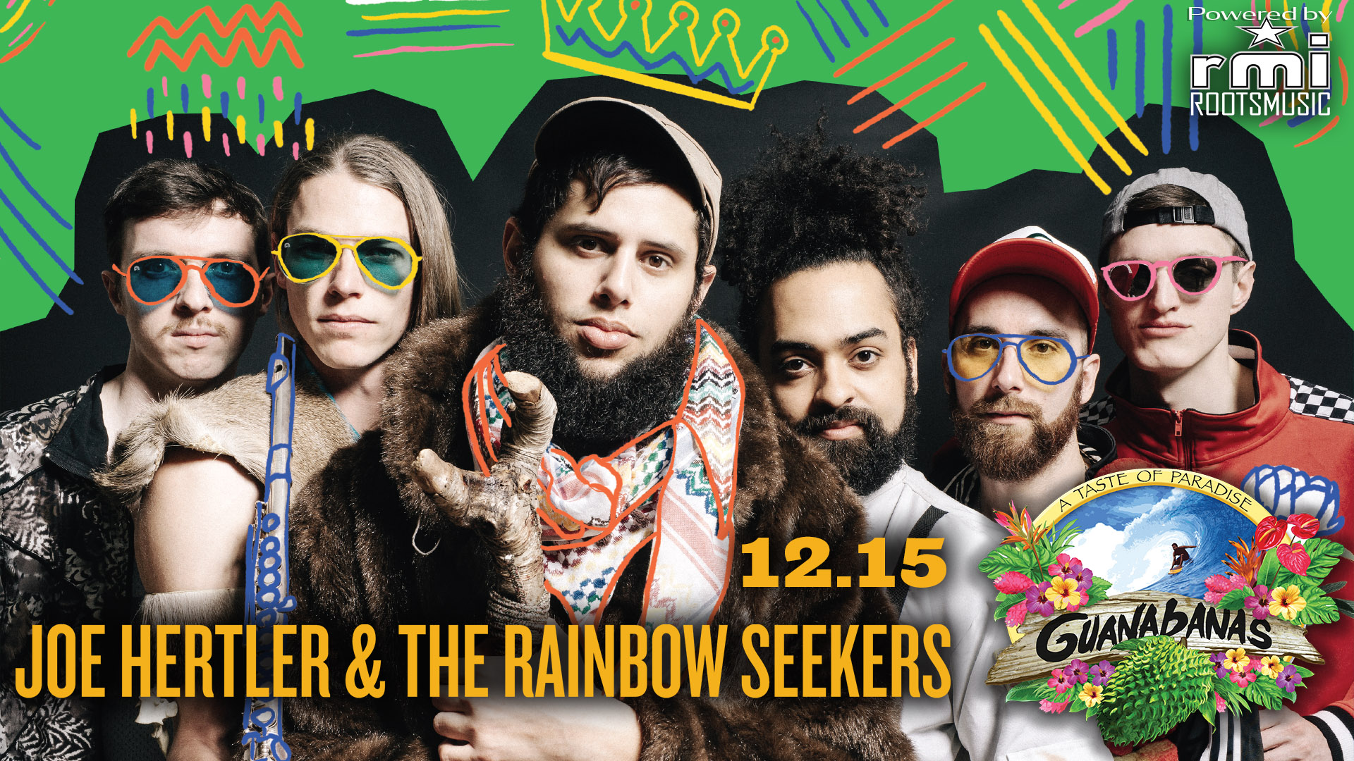 Joe Hertler & The Rainbow Seekers - Guanabanas Live - Jupiter