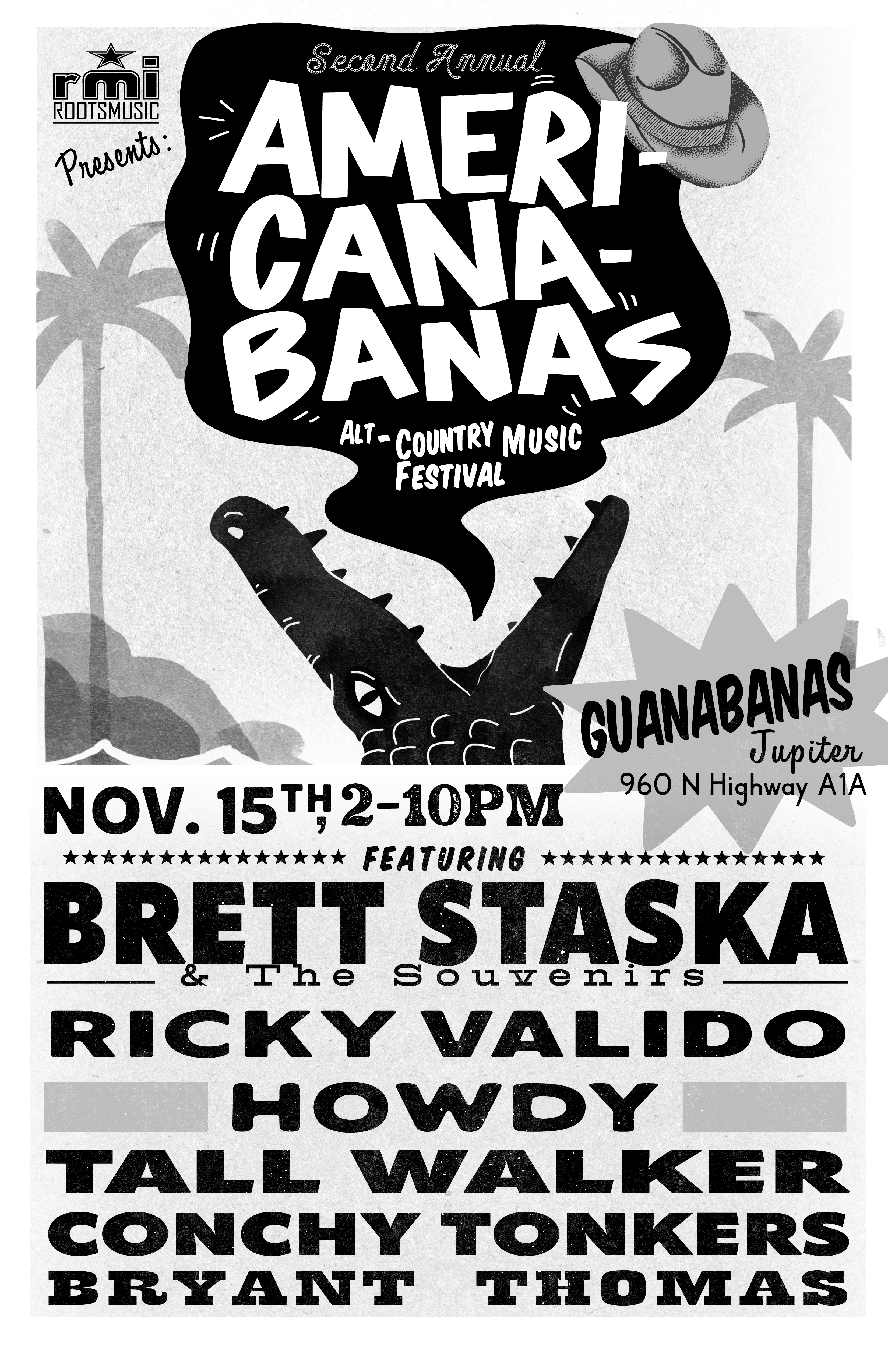 Americanabanas Country Music Fest - Guanabanas Waterfront Restaurant & Bar